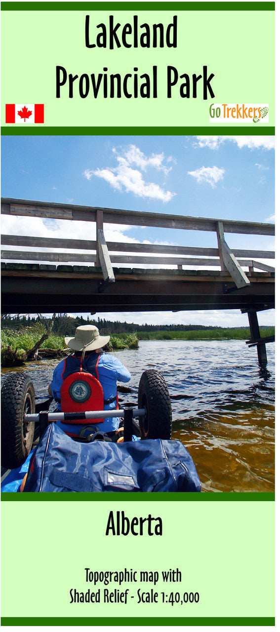 Go Trekkers Lakeland Provincial Park Map | AQ Outdoors – AQOutdoors